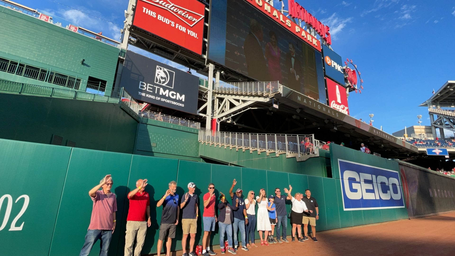 Sammies finalists honored at Washington Nationals game