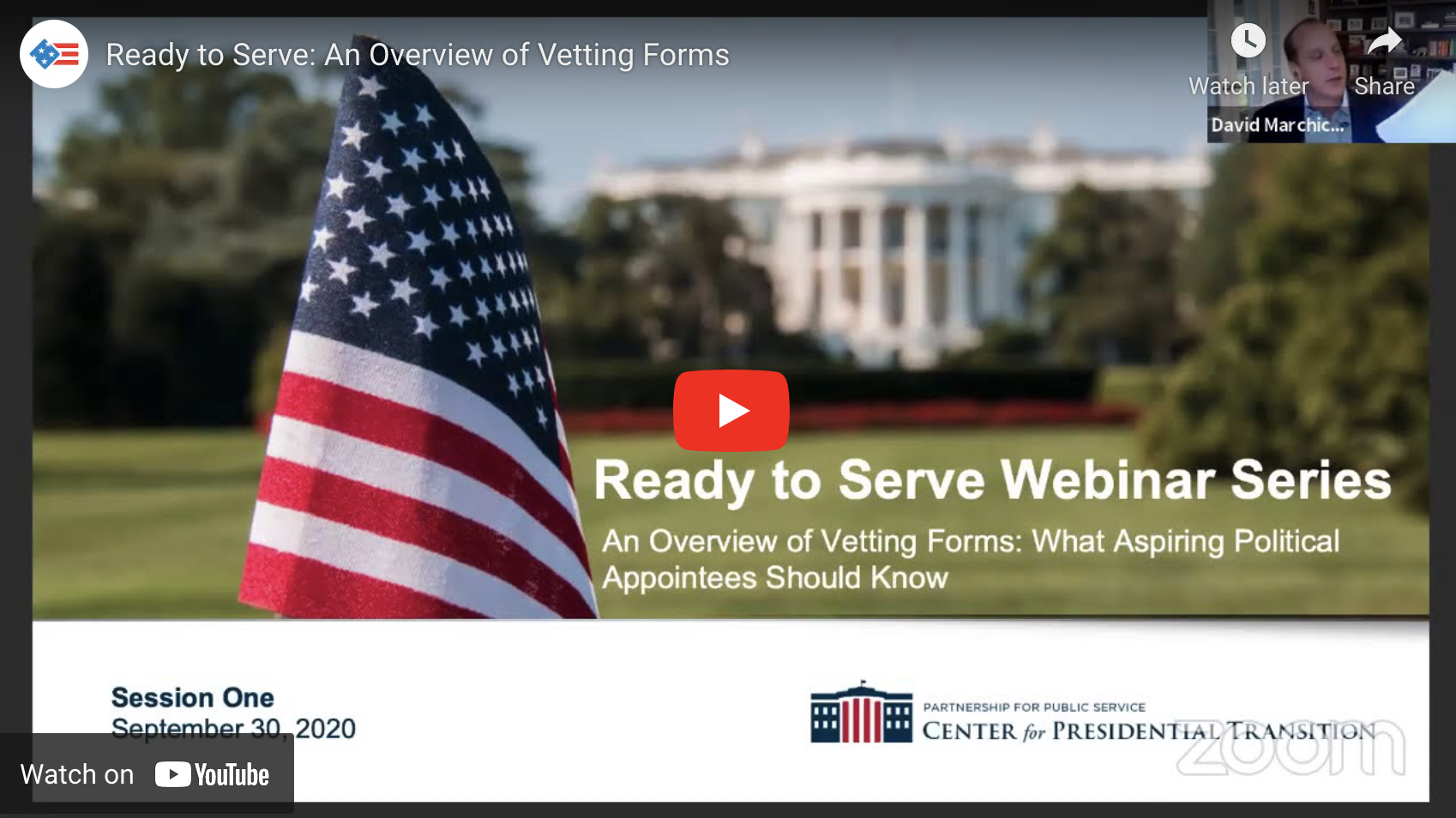 Ready to Serve: An Overview of Vetting Forms • Partnership for Public ...