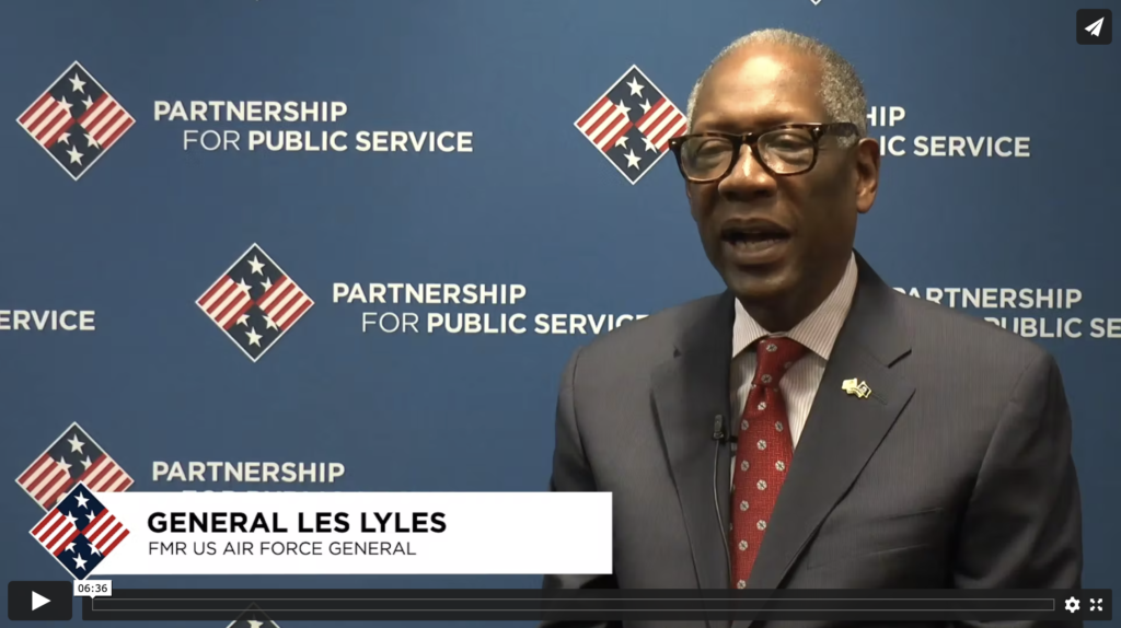General Les Lyles on his leadership journey • Partnership for Public ...