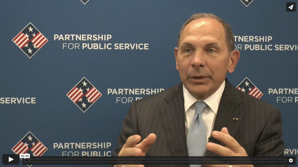 Bob McDonald talks about engaging others • Partnership for Public Service