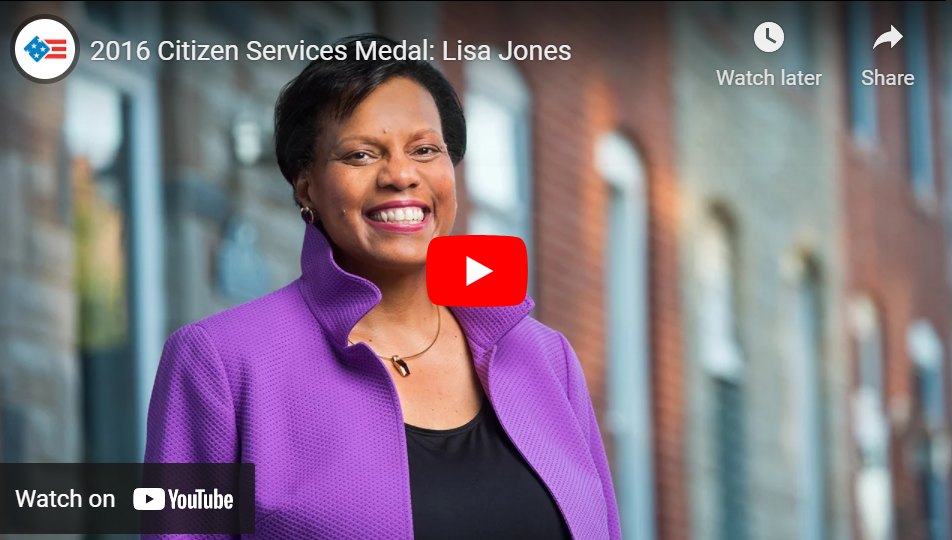 2016 Citizen Services Medal: Lisa Jones • Partnership for Public Service